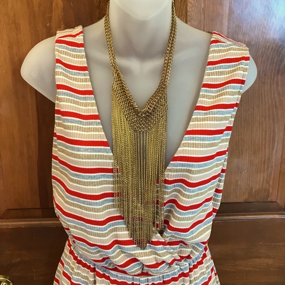 unknown | Jewelry | Stylish Gold Color Long Necklace Vintage | Poshmark